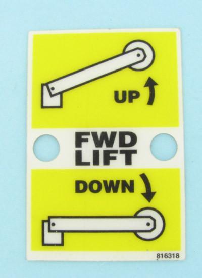Fwd lift label – Mcelroyparts.com