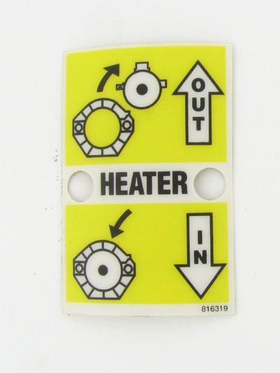 HTR IN/OUT LABEL – Mcelroyparts.com