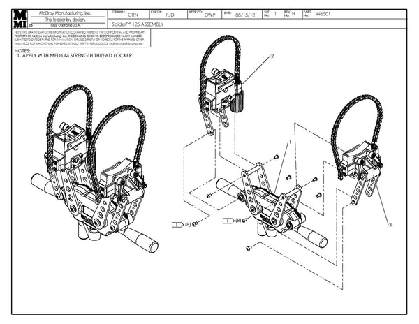 SPIDER 125 ASSY – Mcelroyparts.com