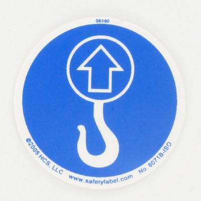 Blue lift point label – Mcelroyparts.com